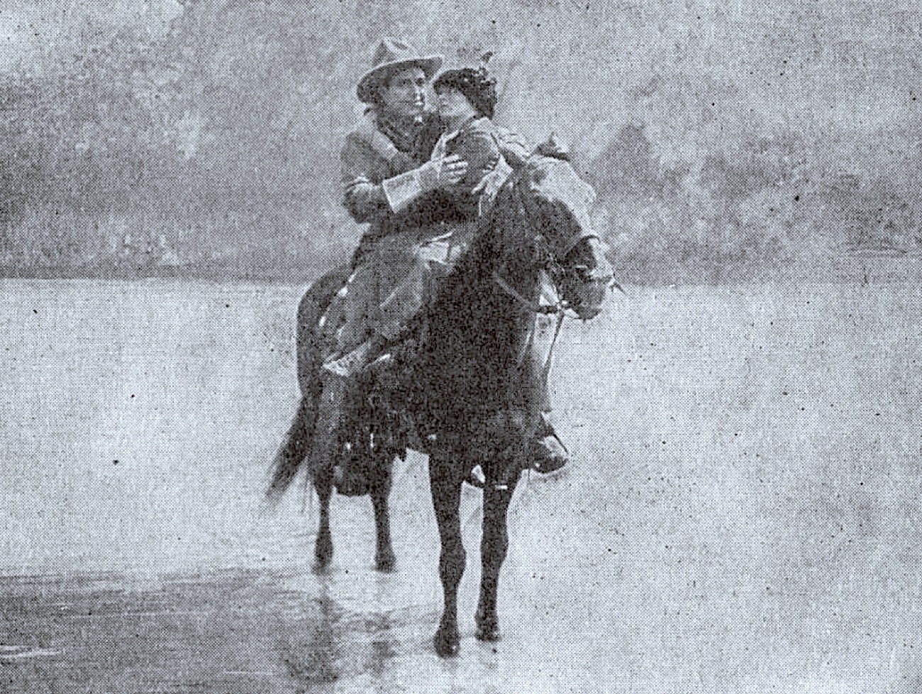The Virginian (1914 film), directed by Cecil B. DeMille - Public Domain ...