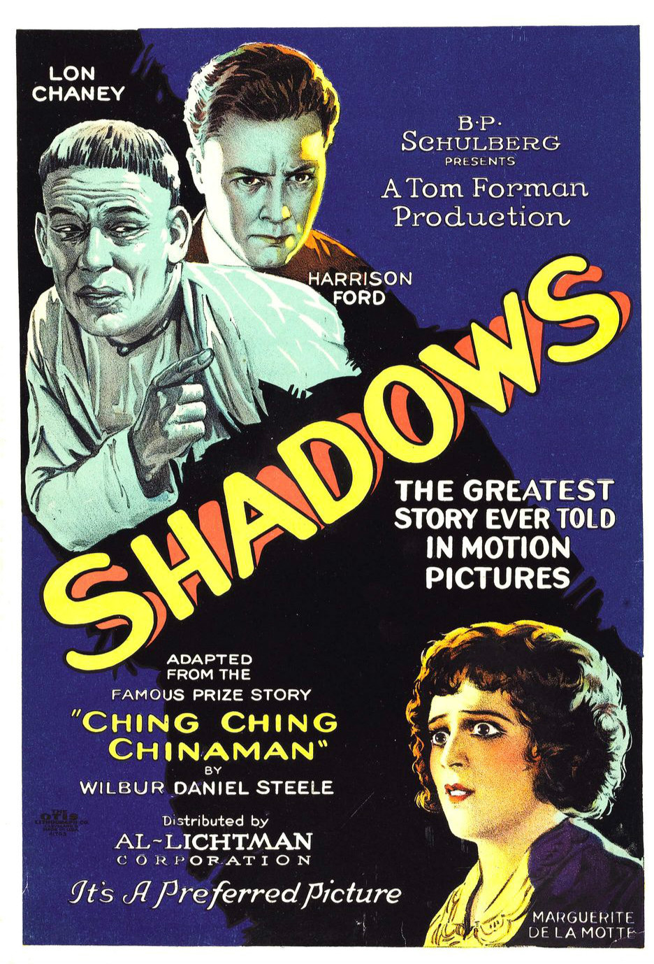 Shadows (1922 film), starring Lon Chaney - Public Domain Movies