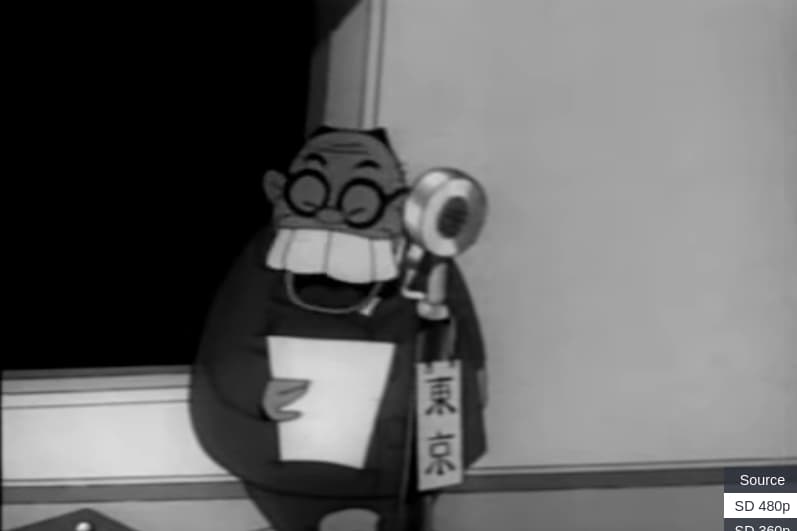 Cartoon: Tokyo Woes, 1945 starring Mr. Hook - Public Domain Movies