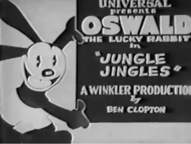 Cartoon: Jungle Jingles, 1929 starring Oswald the Lucky Rabbit - Public ...